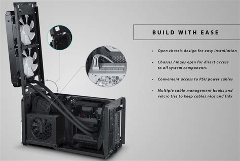 Phanteks Evolv Shift Xt Drgb Expandable Infinity Mirror Itx Mini Desktop Pc Case Galaxy Silver