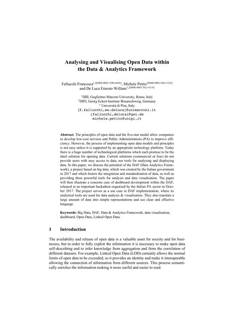 pdf analysing and visualising open data within the data and analytics