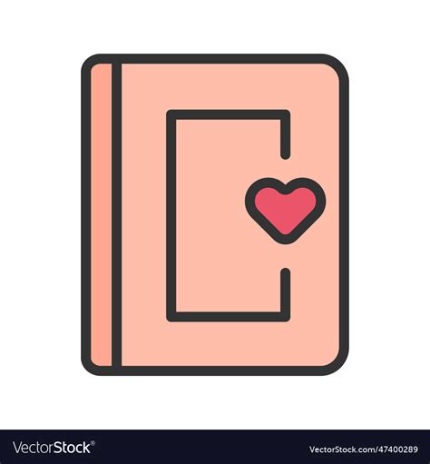 Diary Icon Image Royalty Free Vector Image VectorStock