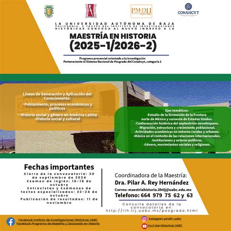 Maestría en Historia | QueHacer Cimarrón UABC
