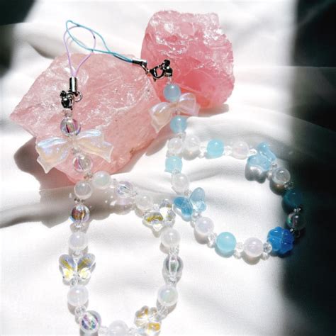 미니앤 퓨어 오로라 나비 리본키링 에어팟 키링 열쇠고리 단길