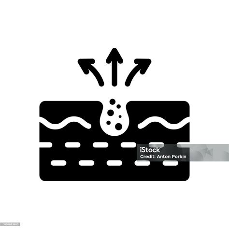 클렌징이 막힌 깊은 구멍 실루엣 아이콘 얼굴 스킨 케어 블랙 픽토그램 더러운 검은 머리와 먼지 아이콘의 막히지 않는 피부 얼굴 격리된 벡터 일러스트 레이 션 각질제거에 대한