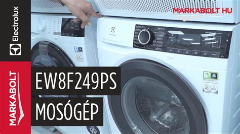 Electrolux EW8F249PS elöltöltős mosógép – Márkabolt.hu - YouTube