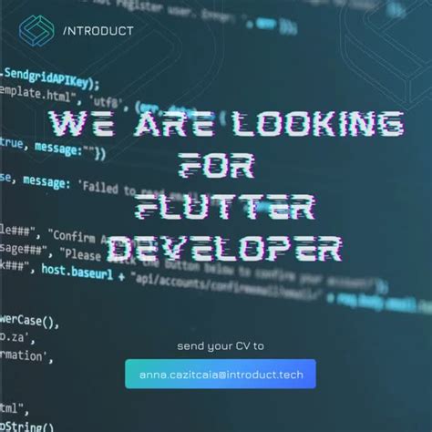 Anna Cazitcaia On Linkedin Hiring Flutterdeveloper Mobiledevelopment Techjobs