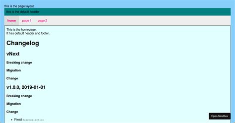 Vue Router Demo Codesandbox
