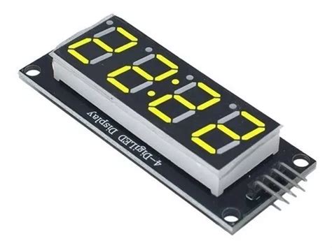 Pantalla Led Digital De 4 Dígitos Para Arduino Tm1637 Cuotas Sin Interés