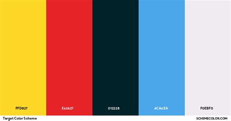 Target Color Scheme Palettes