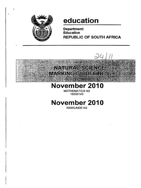 2010 Nov N3 Maths Memo Pdf