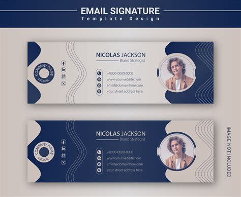 Modern Html Email Signature Design Behance