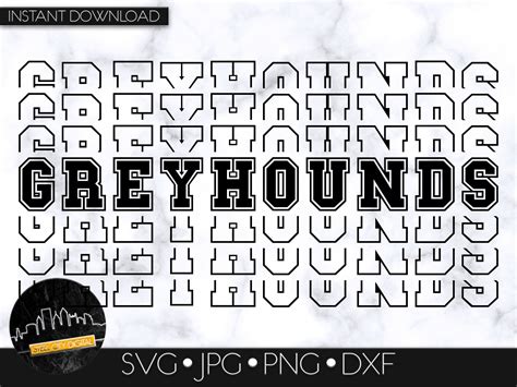 Greyhounds Svg Digital Download Svg Cut File Svg For Cricut Or