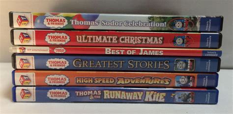 Set Of 6 Thomas The Trainthomas And Friends Dvds 1822872812