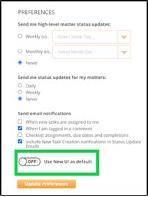 Setting Default UI To New UI Cael Support