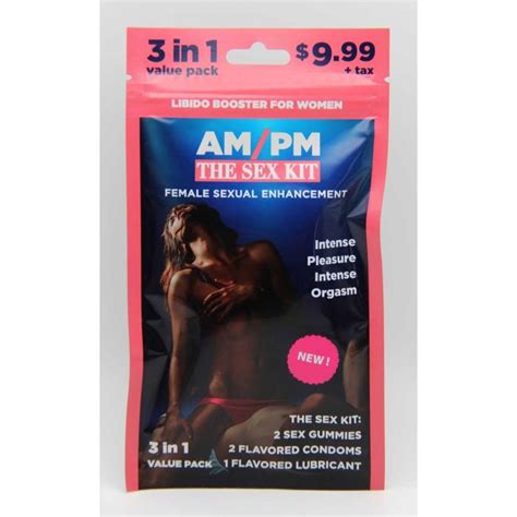 Ampm The Sex Kit All Natural Female Sexual Enhancer 3 In 1