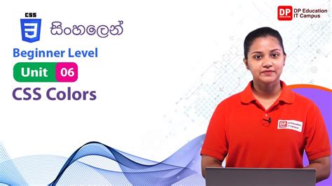 Unit 06 Css Colors Css Beginner Level Youtube