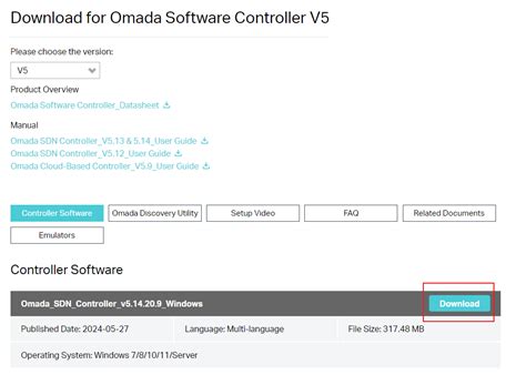 How To Upgrade The Omada Software Controller Omada Network Support