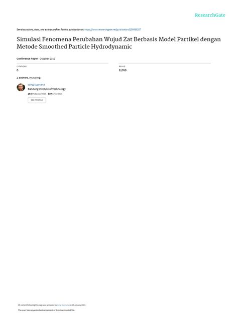 simulasi fenomena perubahan wujud zat berbasis model partikel dengan