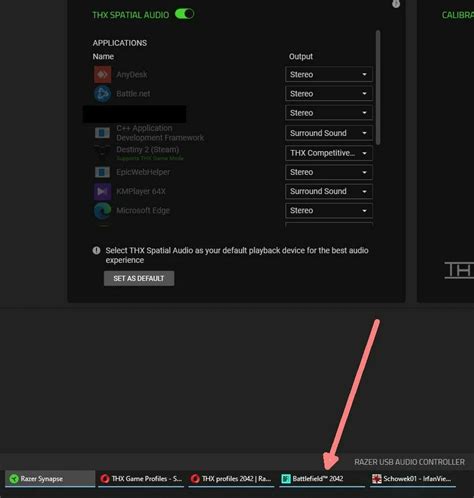 Thx Spatial Not Working With Battlefield 2042 Razer Insider