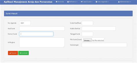 Aplikasi Surat Masuk Surat Keluar Berbasis Web