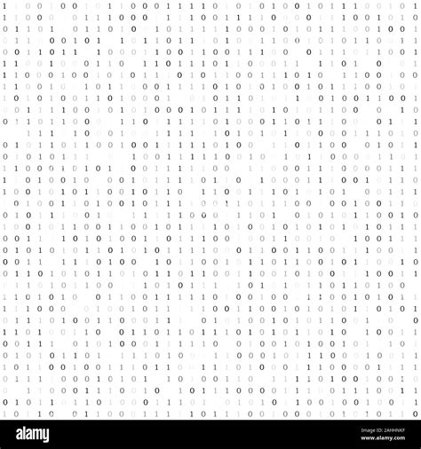 Binary Code Background Data Symbol Algorithm Concept Design Matrix Code On The Screen One