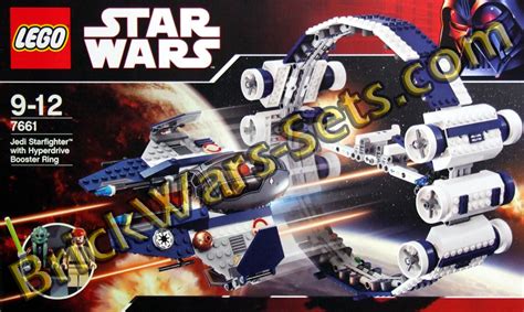 Lego 7661 Star Wars Jedi Starfighter with Hyperdrive Booster Ring