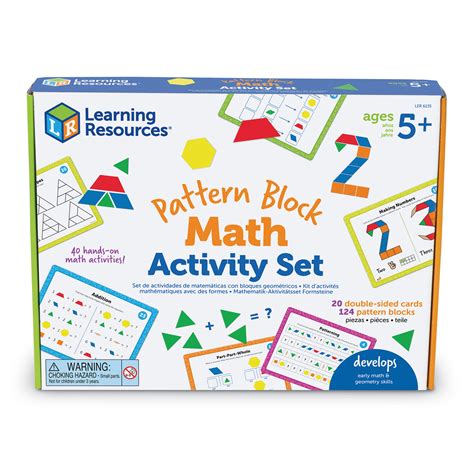 Pattern Block Maths Activity Set By Learning Resources Ler6135