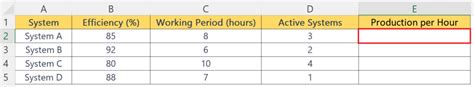 How To Calculate Production Per Hour In Microsoft Excel SpreadCheaters