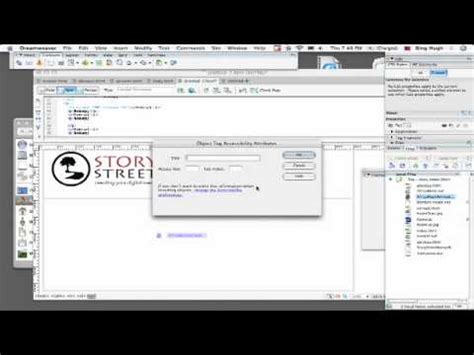 Dreamweaver Tutorial How To Insert A Flash Or Shockwave Movie Into A Web Page With Dreamweaver