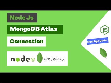 Connect MongoDB Atlas With NodeJS Using Mongoose YouTube
