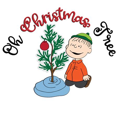 Oh Christmas Tree With Linus Title Svgcoop