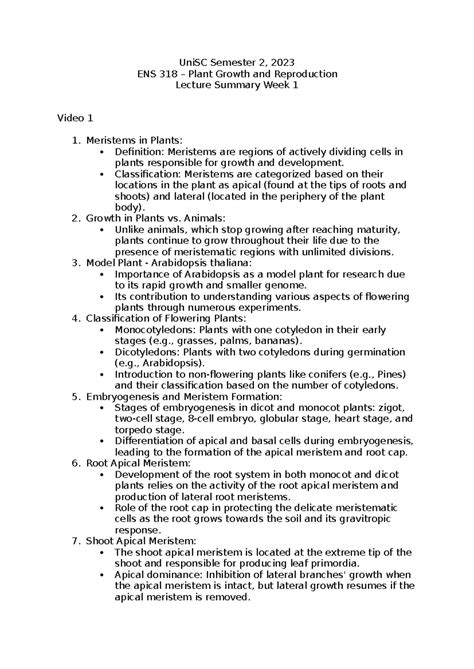 summary week 1 ens 318 week 1 lecture notes unisc semester 2 2023