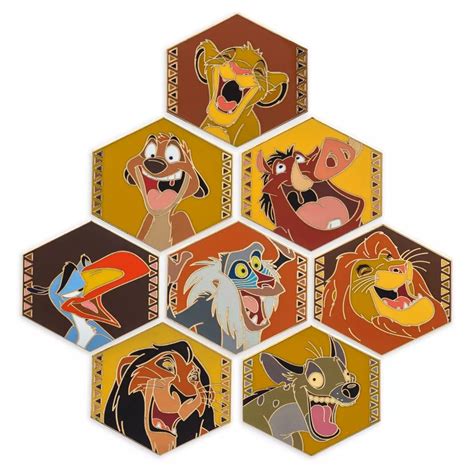The Lion King Pin Collection On Disney Store Extra Magic Minutes
