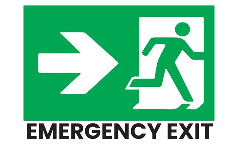 Salida De Emergencia PNG Para Descargar Gratis