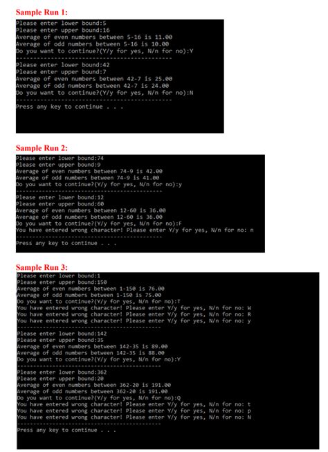 Solved Write A C Program For Calculating Average Of Odd Chegg