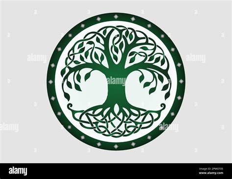 Watercolor Tree Of Life Symbol Stock Vector Image Art Alamy