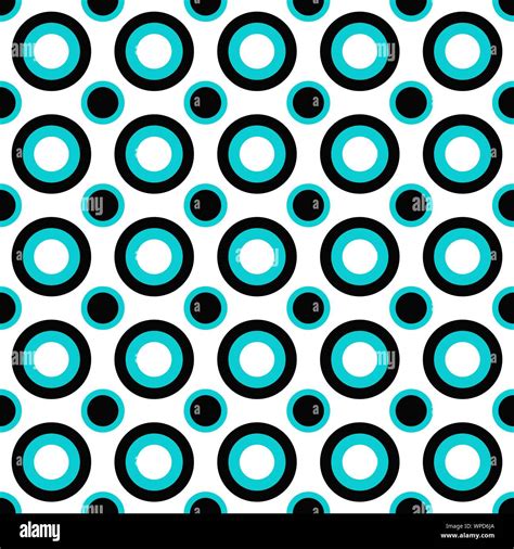 Abstract Repeating Circle Pattern Background Design Color Vector Graphic Stock Vector Image