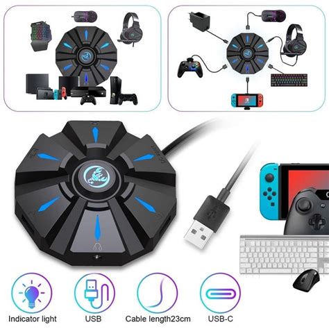 6 In 1 Portable Mouse Keyboard Controller Converter For Nintendo Switch Keyboard And Mouse