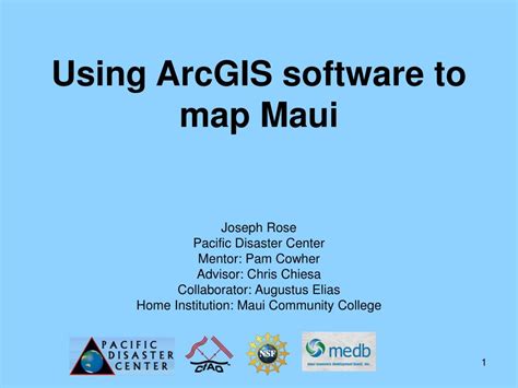 Ppt Using Arcgis Software To Map Maui Powerpoint Presentation Free