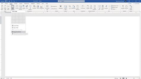 Insert An Excel Worksheet Into A Word Document Instructions