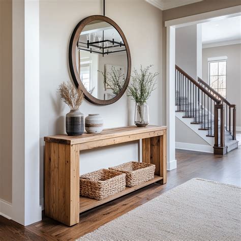 Transform An Entryway With Stylish Console Table Design Ideas