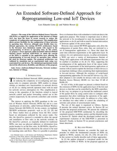 Pdf An Extended Software Defined Approach For Reprogramming Low End