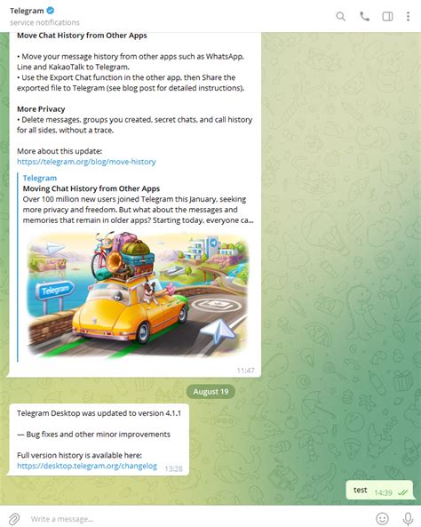 own messages being shown at the left · issue 24957 · telegramdesktop