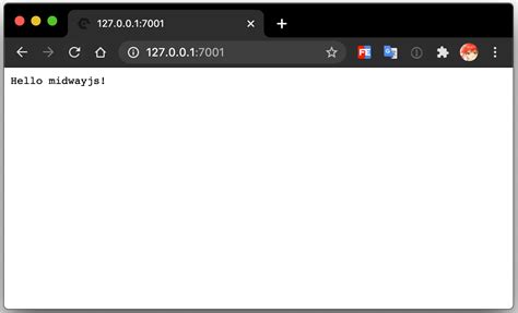 创建第一个应用 Midway