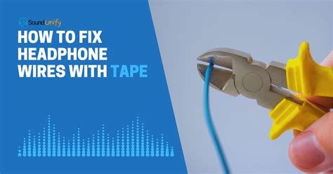 8 Steps How To Fix Headphone Wires With Tape