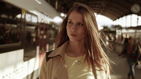 Urban Lifestyle Fashionable Elegant Stylish Woman Commuting In Urban City 41181864 Stock Video