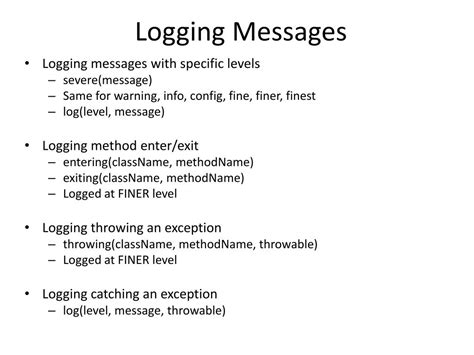 PPT Debugging Logging PowerPoint Presentation Free Download ID 4309286