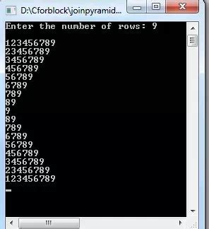 C Program To Display Integrated Pyramid Number Pattern Using While Loop Artofit
