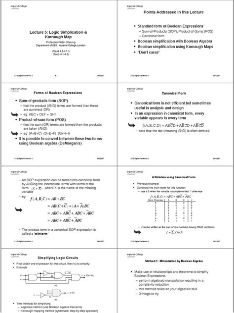 lecture5 karnaugh map pdf