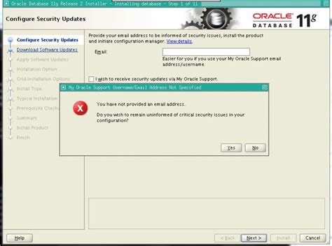 oracle database 11gr2 installation