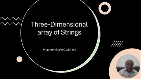 Mastering 3d Arrays Of Strings In Cc Declaration Initialization And Accessing Elements