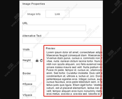 ckeditor4 去掉图片上传预览描述字 左搜